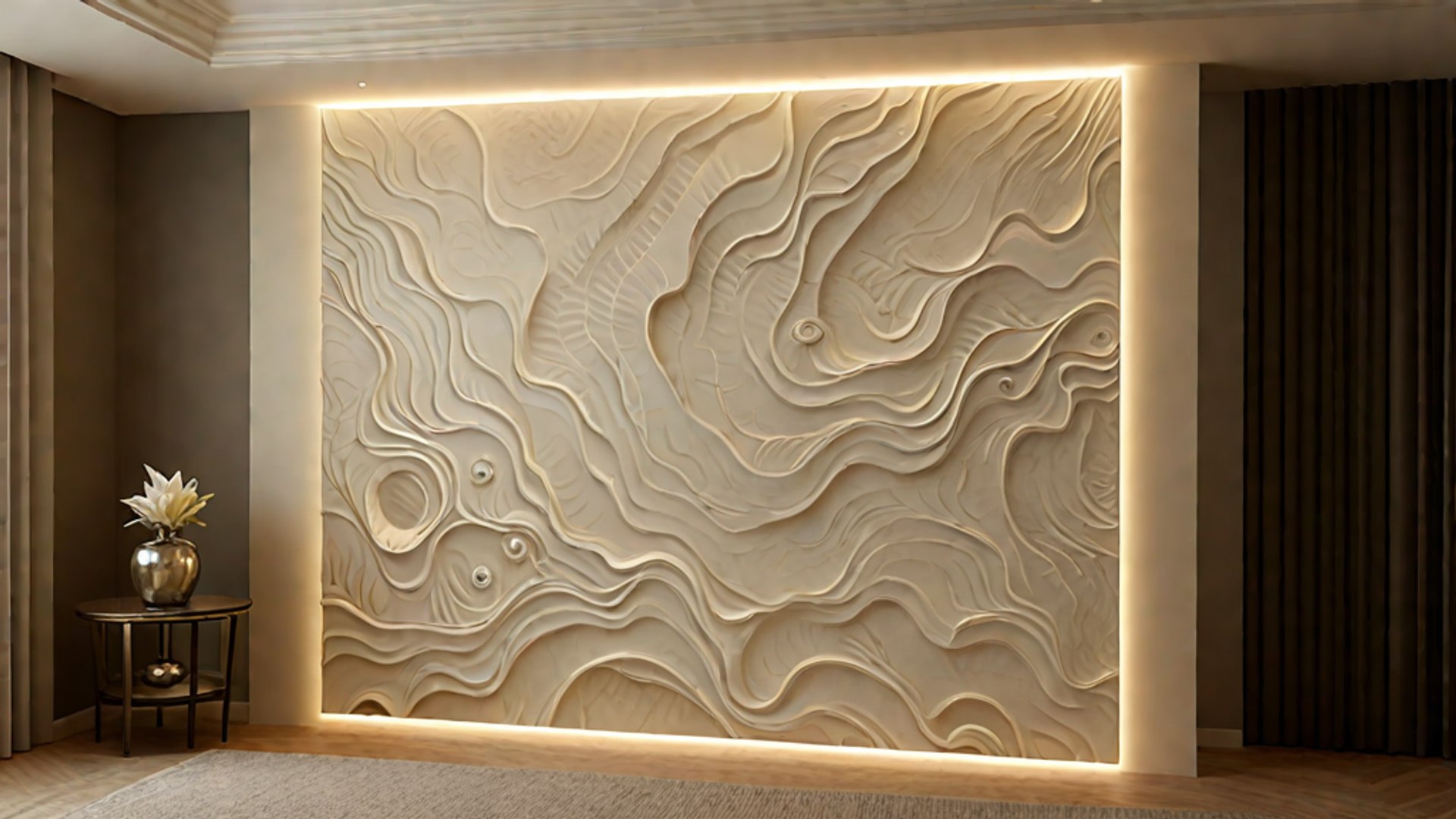 Modern Panel Wall Decor Set Relief Stl Mural CNC 162 3D - TurboSquid ...