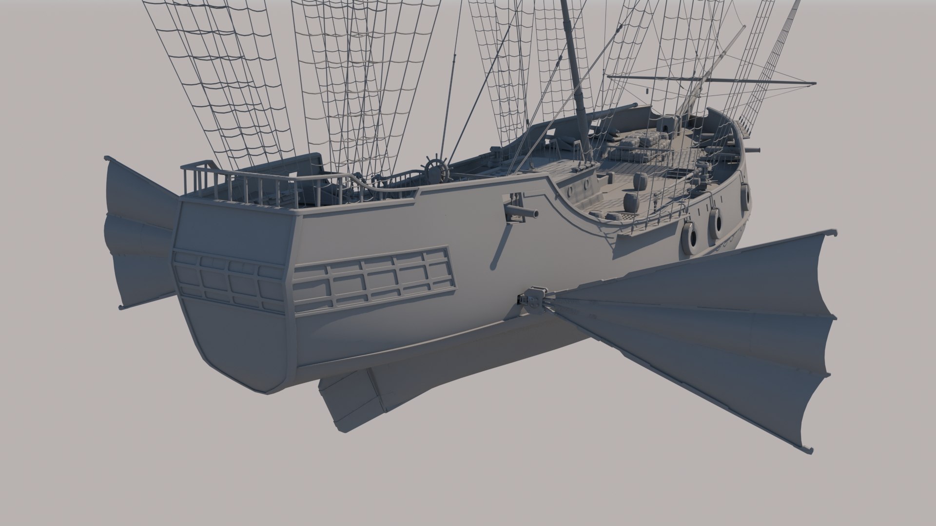 Ship Sky 3D Model - TurboSquid 1590704