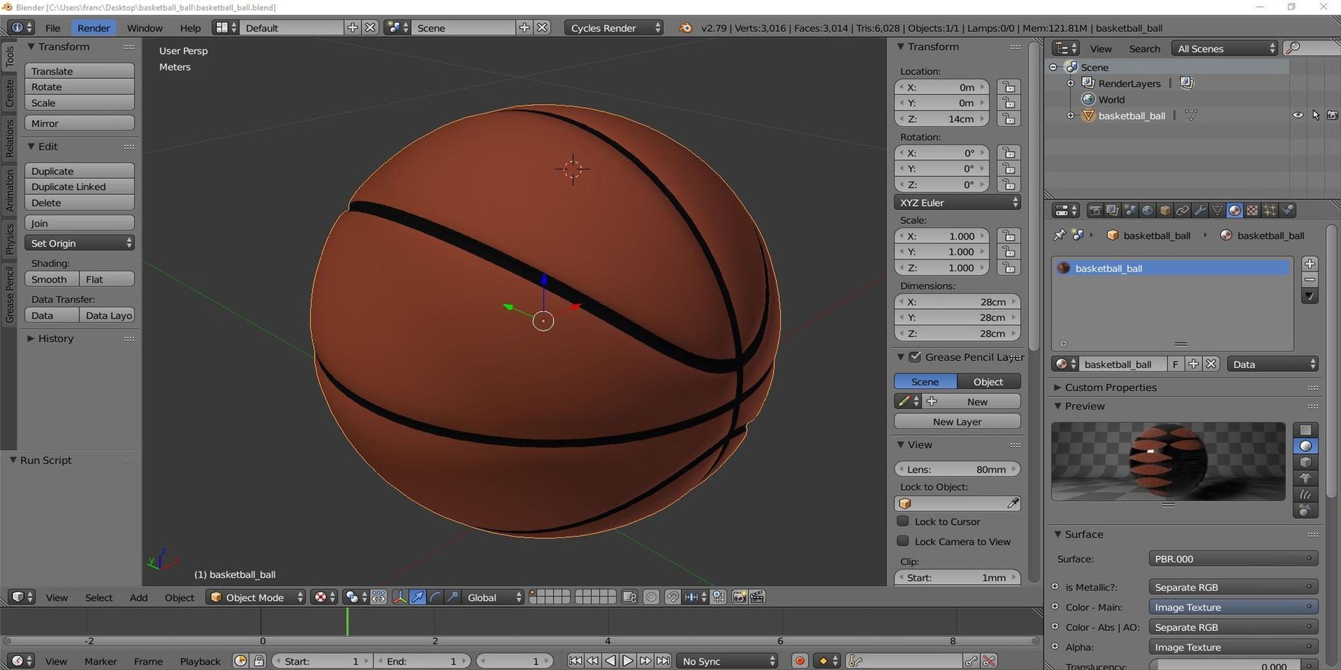 Basketball Ball Model - TurboSquid 1212507