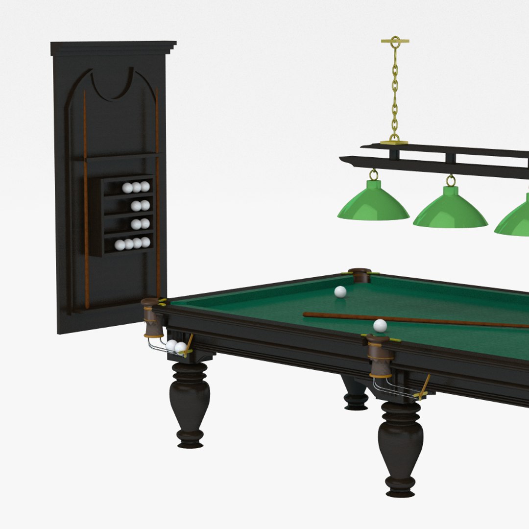 pool table 3d model