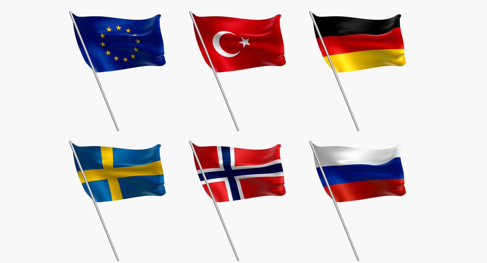 Swinging Flag Loop Animation 3d Max