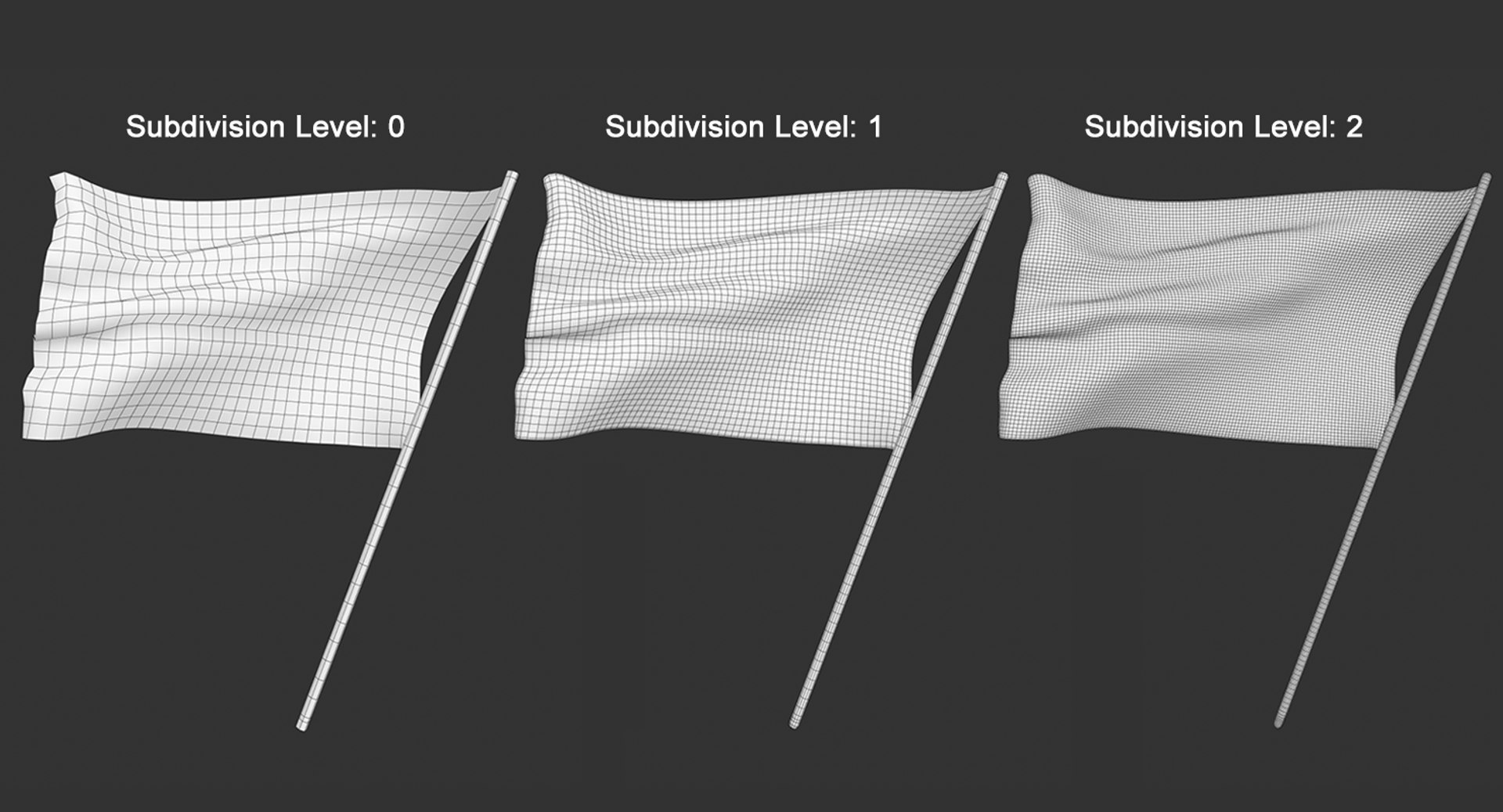 Swinging Flag Loop Animation 3d Max