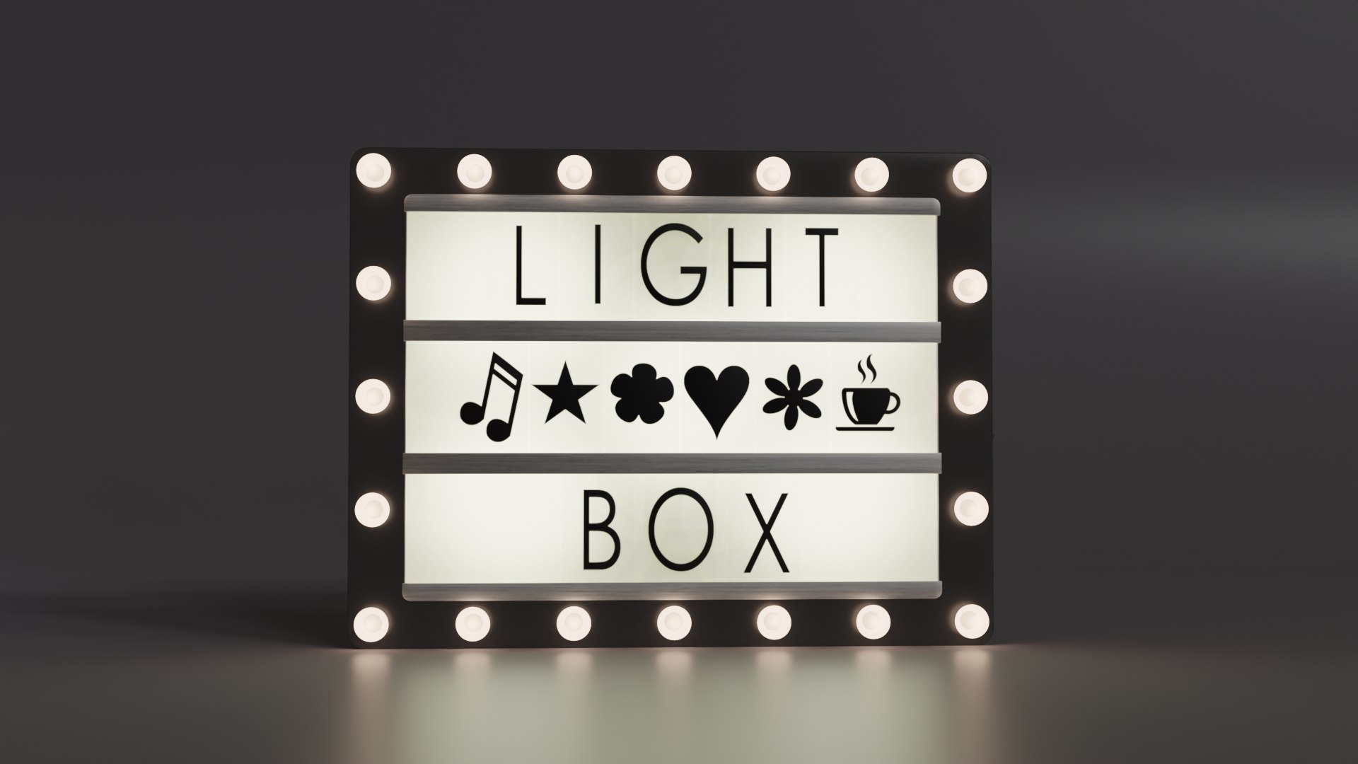 3D Model Lightbox With Lamps - TurboSquid 1925988