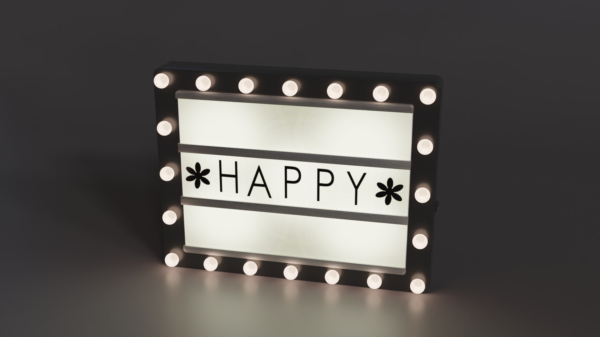 3D Model Lightbox With Lamps - TurboSquid 1925988