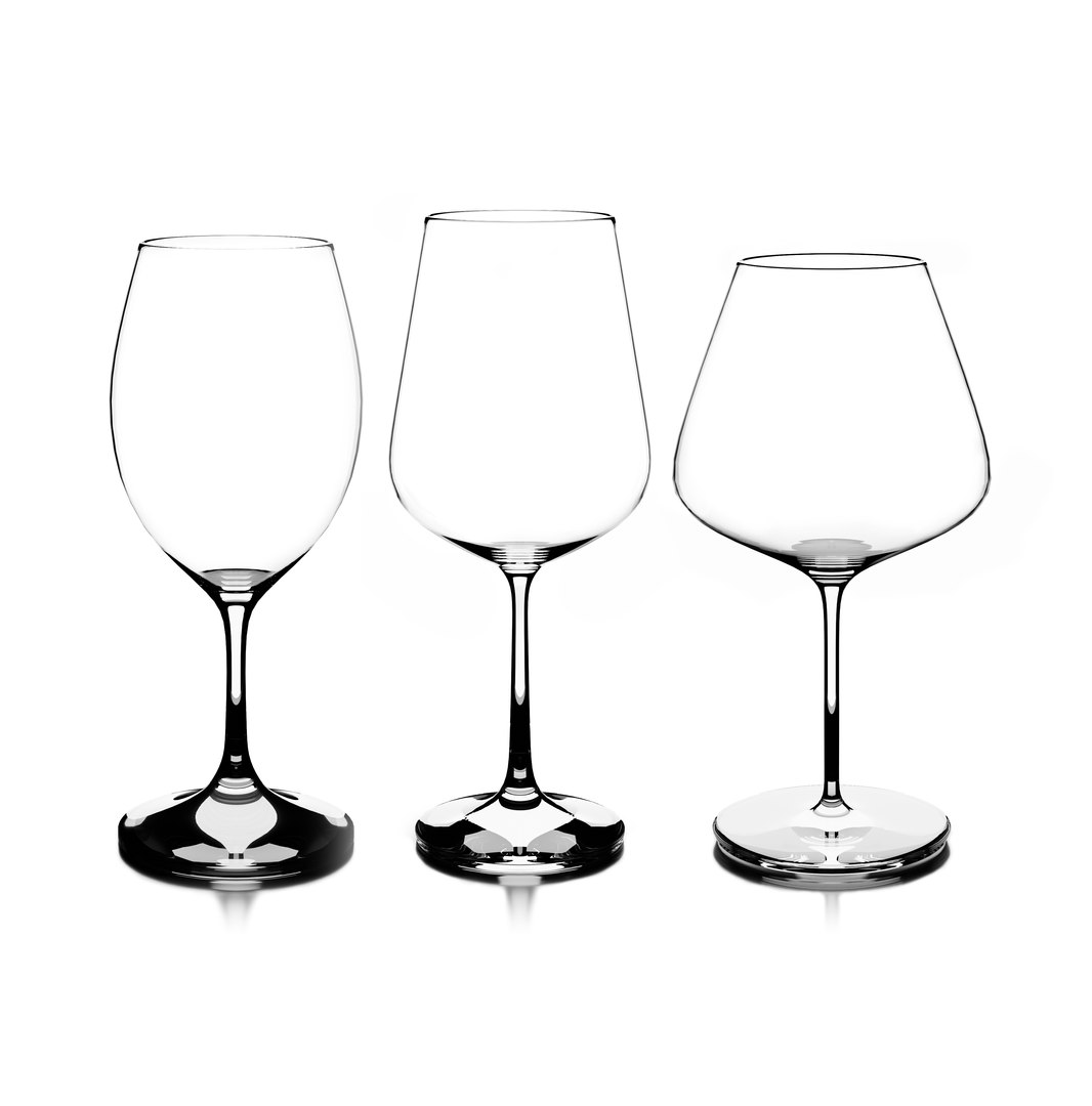 Wine Glasses Set 01 Model - TurboSquid 2108342