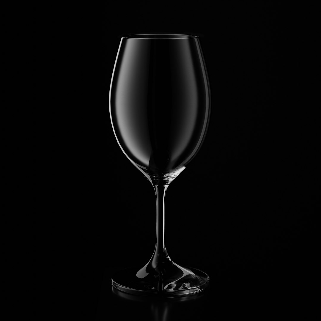 Wine Glasses Set 01 Model - TurboSquid 2108342
