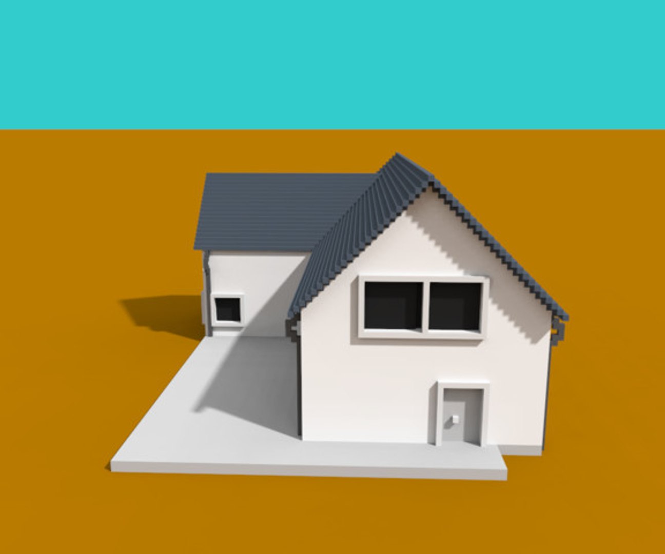 3D Voxel House - TurboSquid 1344410