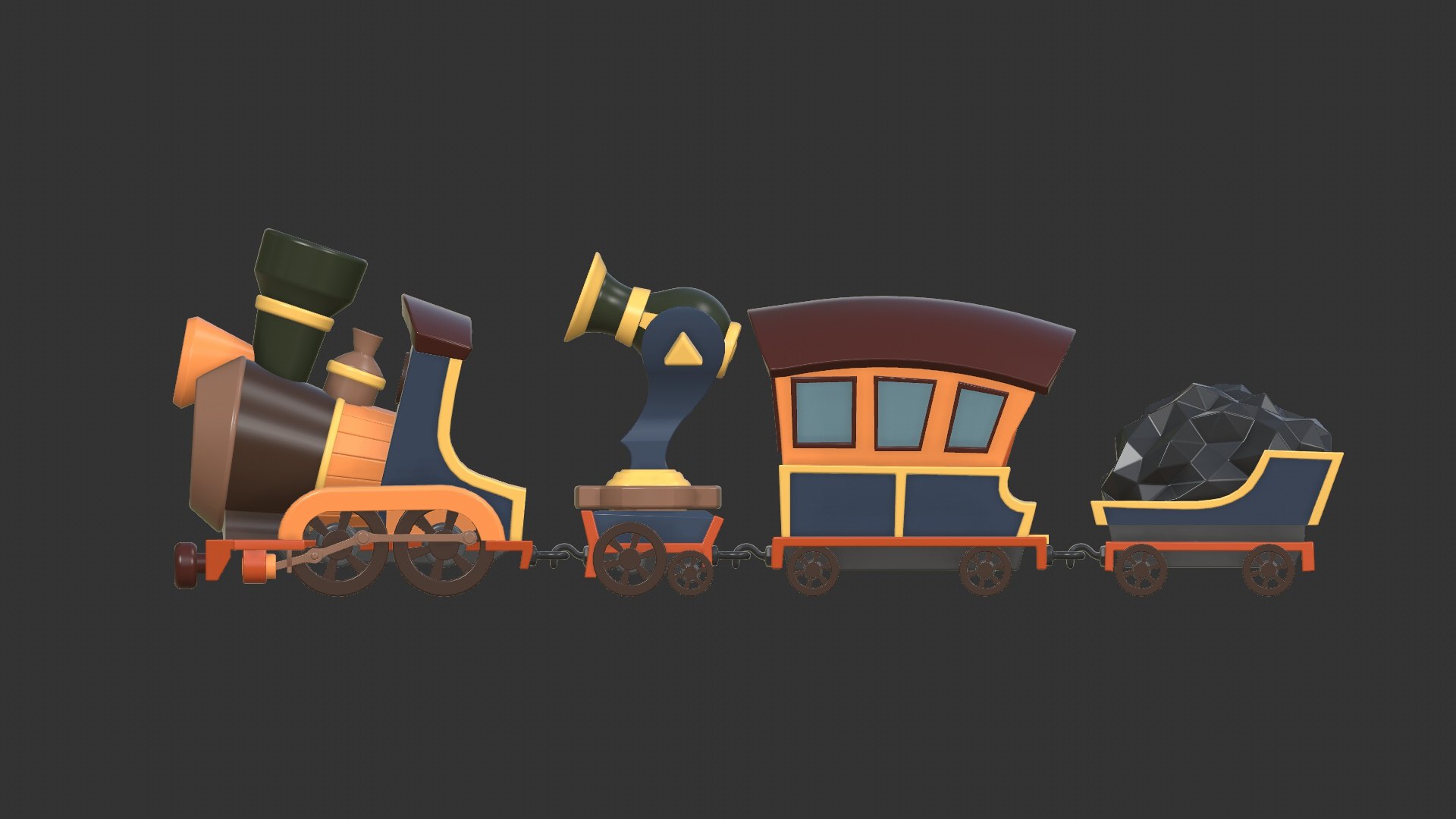 3D Zelda Spirit Tracks - Default Train Model - TurboSquid 2067883