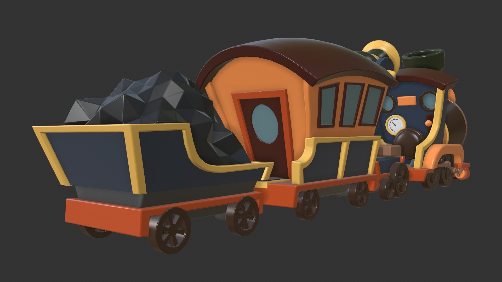 3D Zelda Spirit Tracks - Default Train Model - TurboSquid 2067883