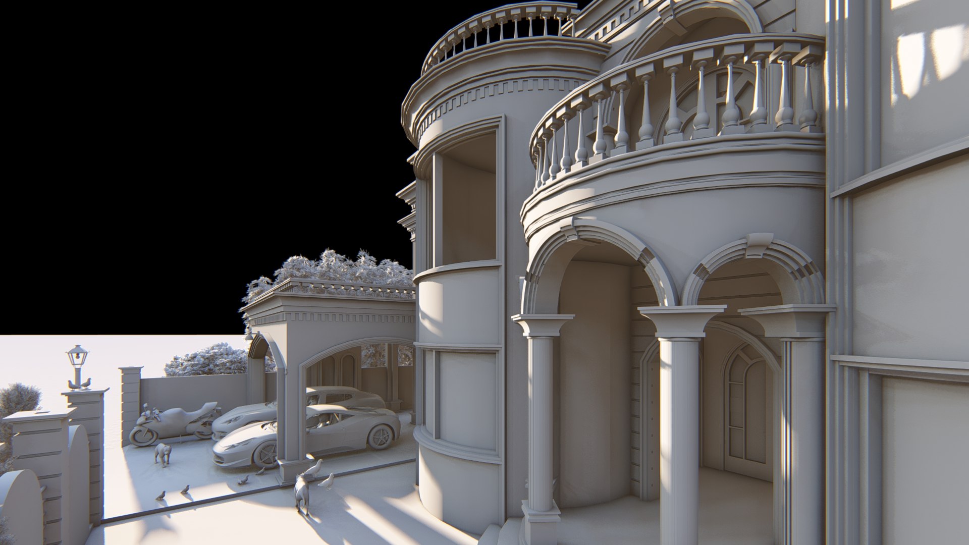 House Elevation 3D Model - TurboSquid 1683562
