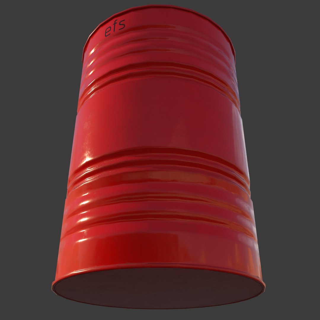 3D oil barrel ready model - TurboSquid 1504546