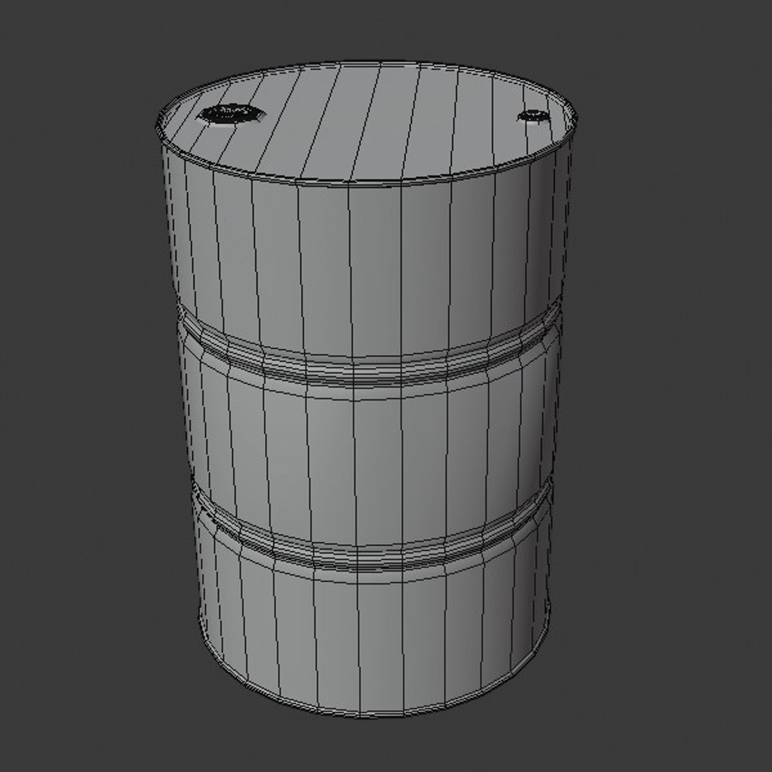 3D oil barrel ready model - TurboSquid 1504546