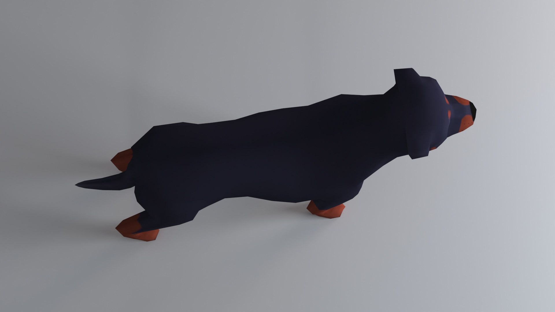 Dog Rottweiler Animated Cartoon 3D Model - TurboSquid 2133139