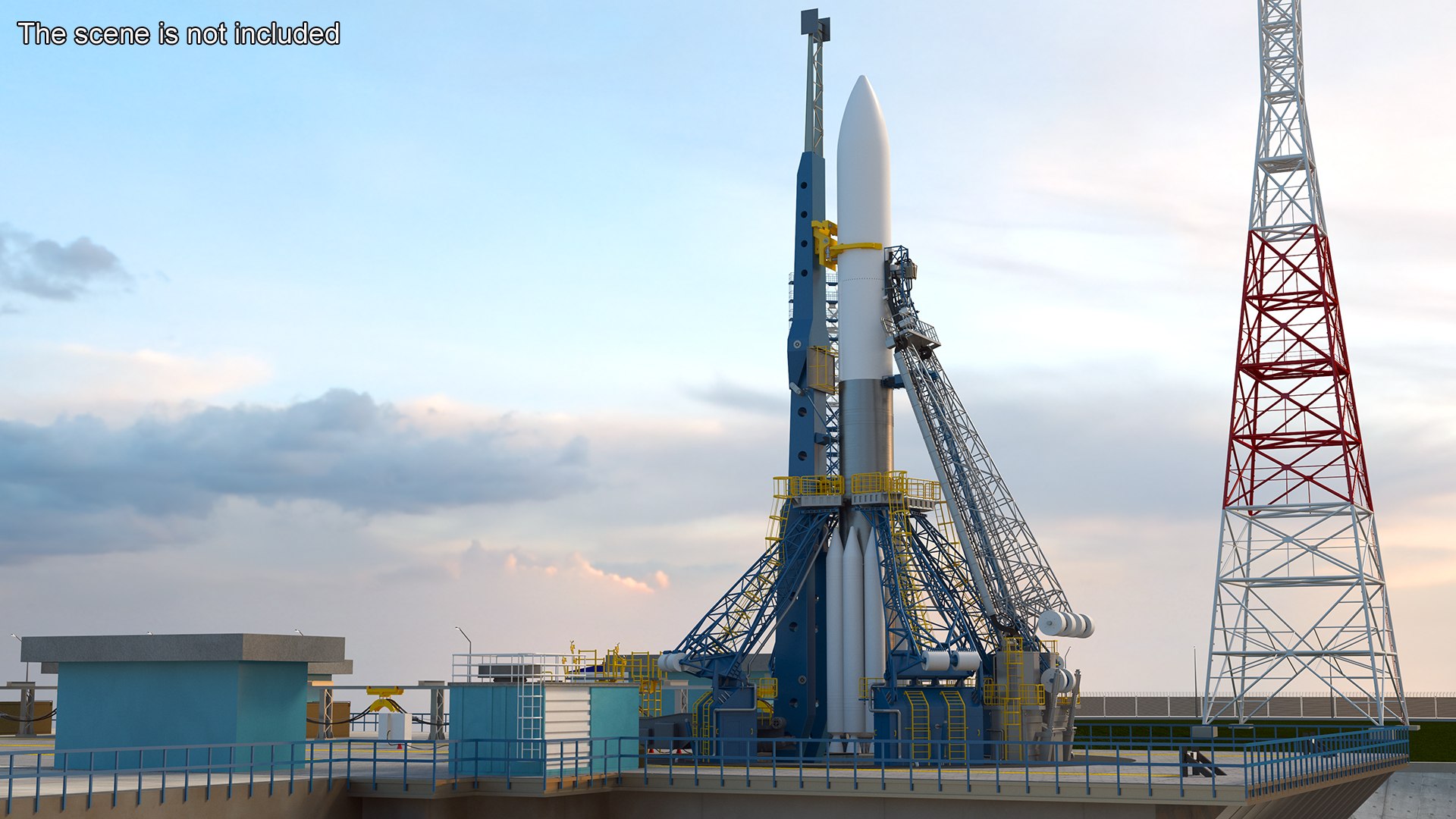 3D Model Heavy Lift Rocket With Six Solid Boosters - TurboSquid 2198727