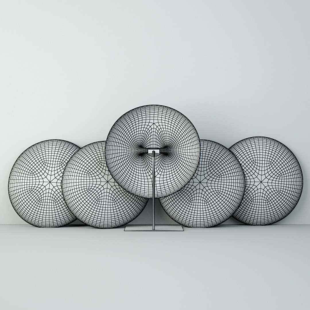 Zulu Round Shields 3 3D Model - TurboSquid 2119650