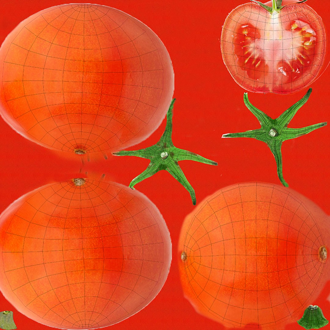 3D Tomato Model - TurboSquid 2024241