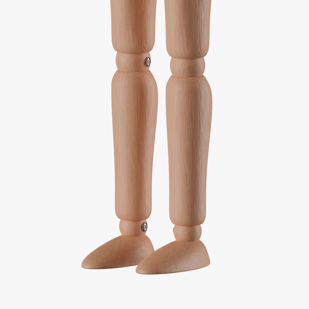 Free 3D Wooden Dummy 01 Model - TurboSquid 2044842