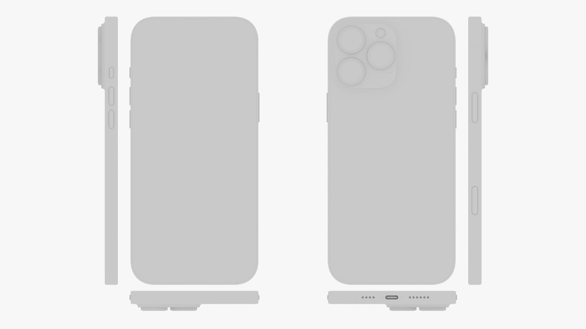 3D Model IPhone 16 Pro Max Black Titanium - TurboSquid 2285659