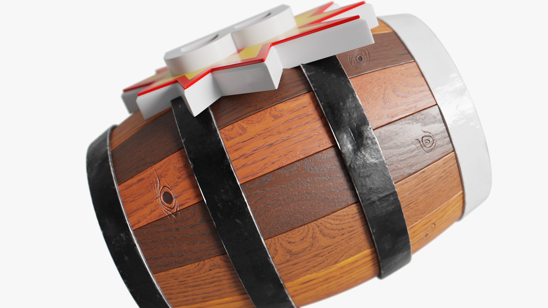 Donkey Kong Bonus Barrel Model - TurboSquid 2358978