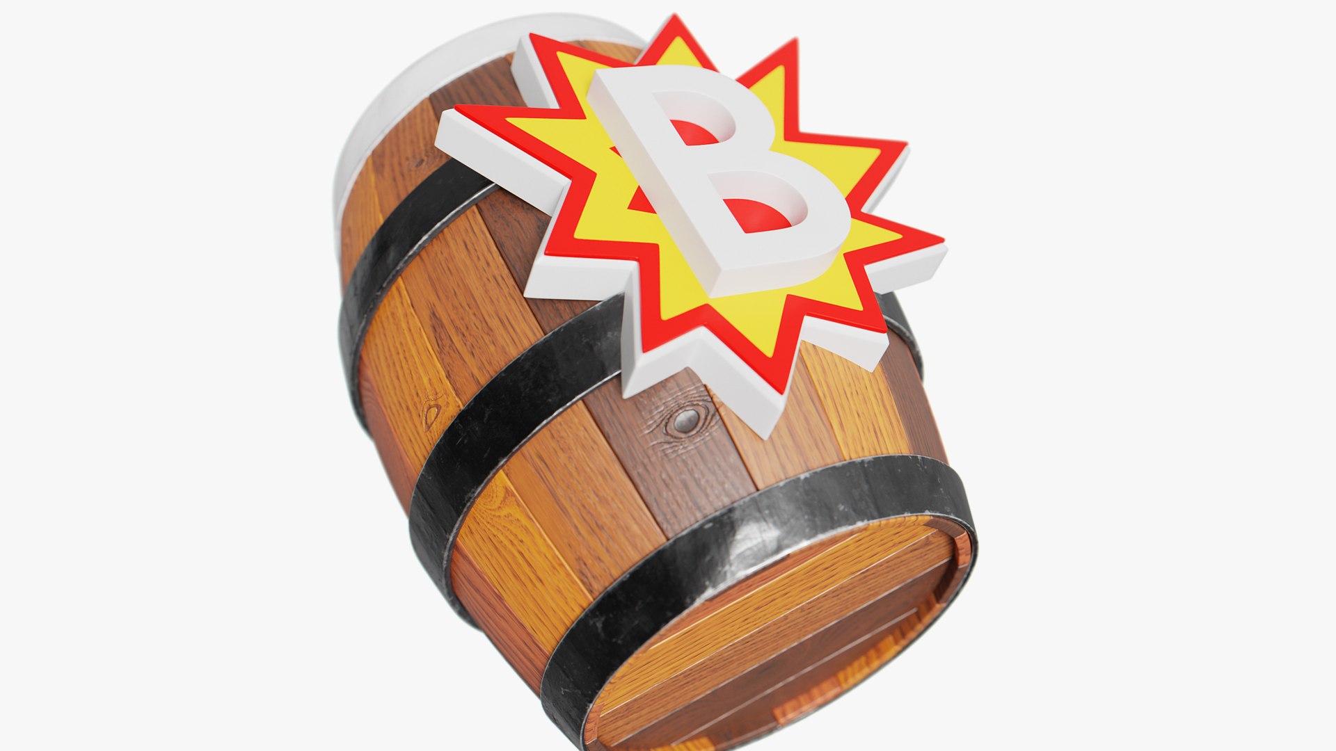 Donkey Kong Bonus Barrel Model - TurboSquid 2358978