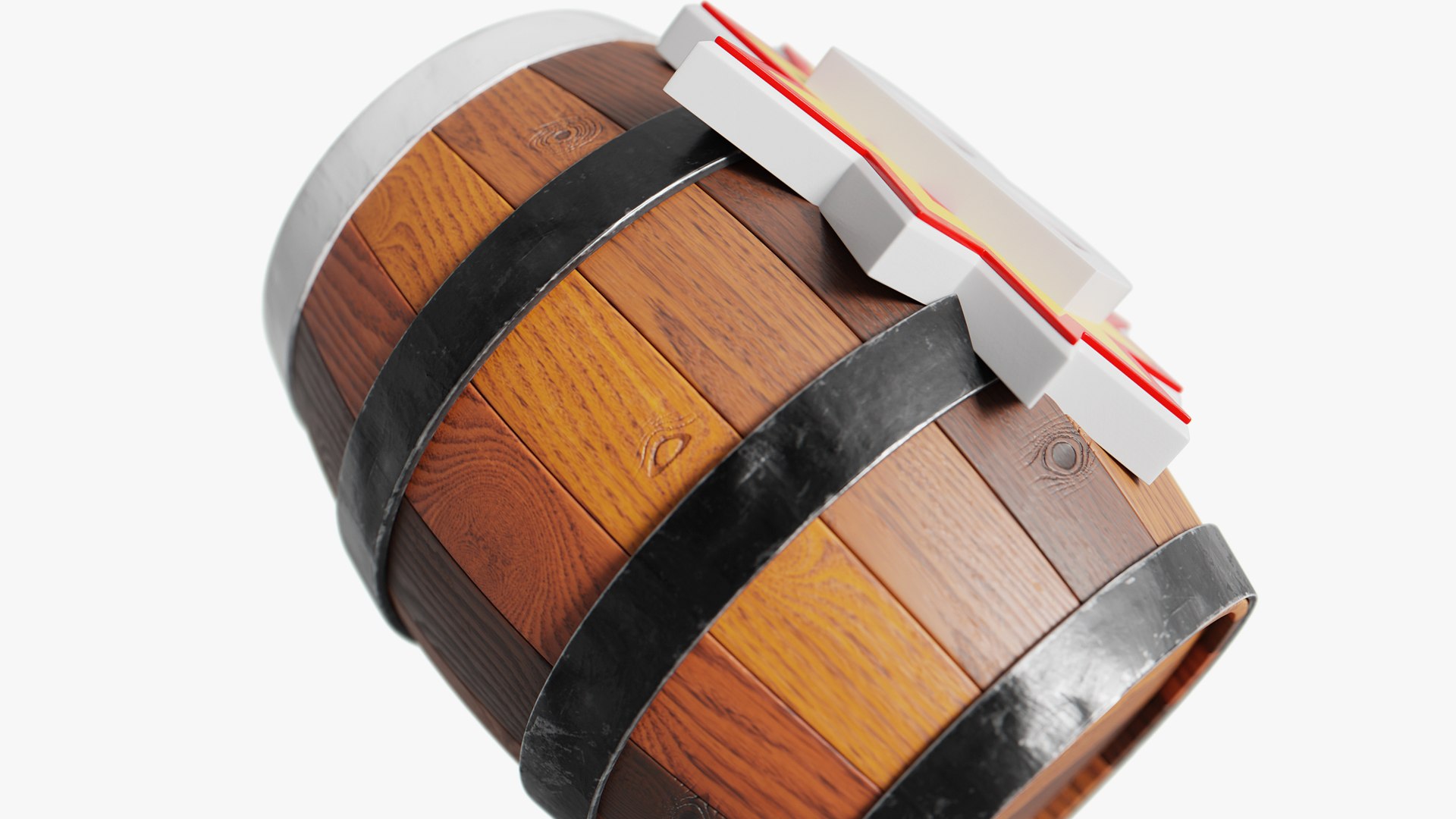 Donkey Kong Bonus Barrel Model - TurboSquid 2358978