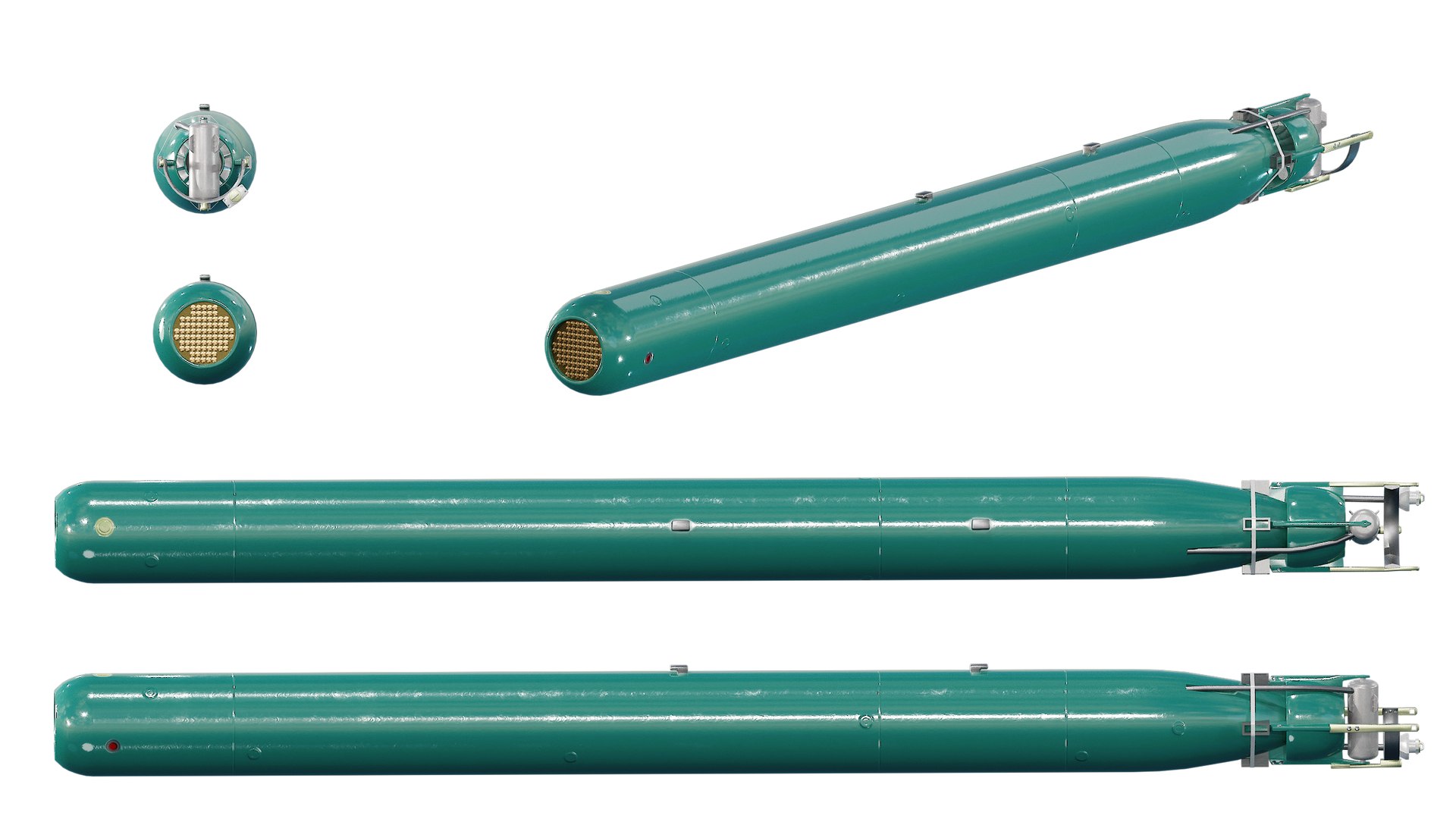 UGST Physicist Deep-Sea Submarine Torpedo 3D Model - TurboSquid 2153635