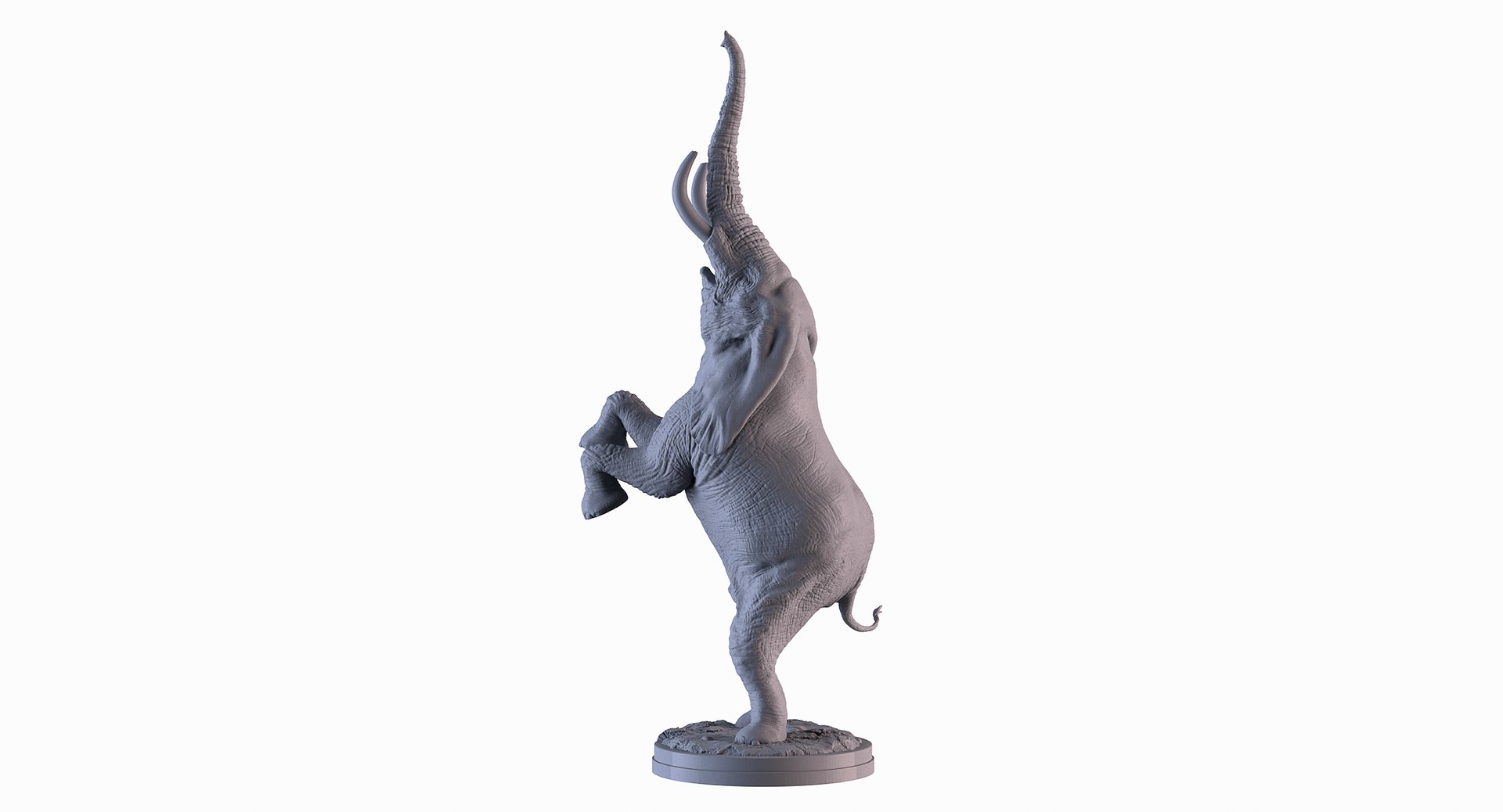 Standing Elephant 3D Model - TurboSquid 1723311