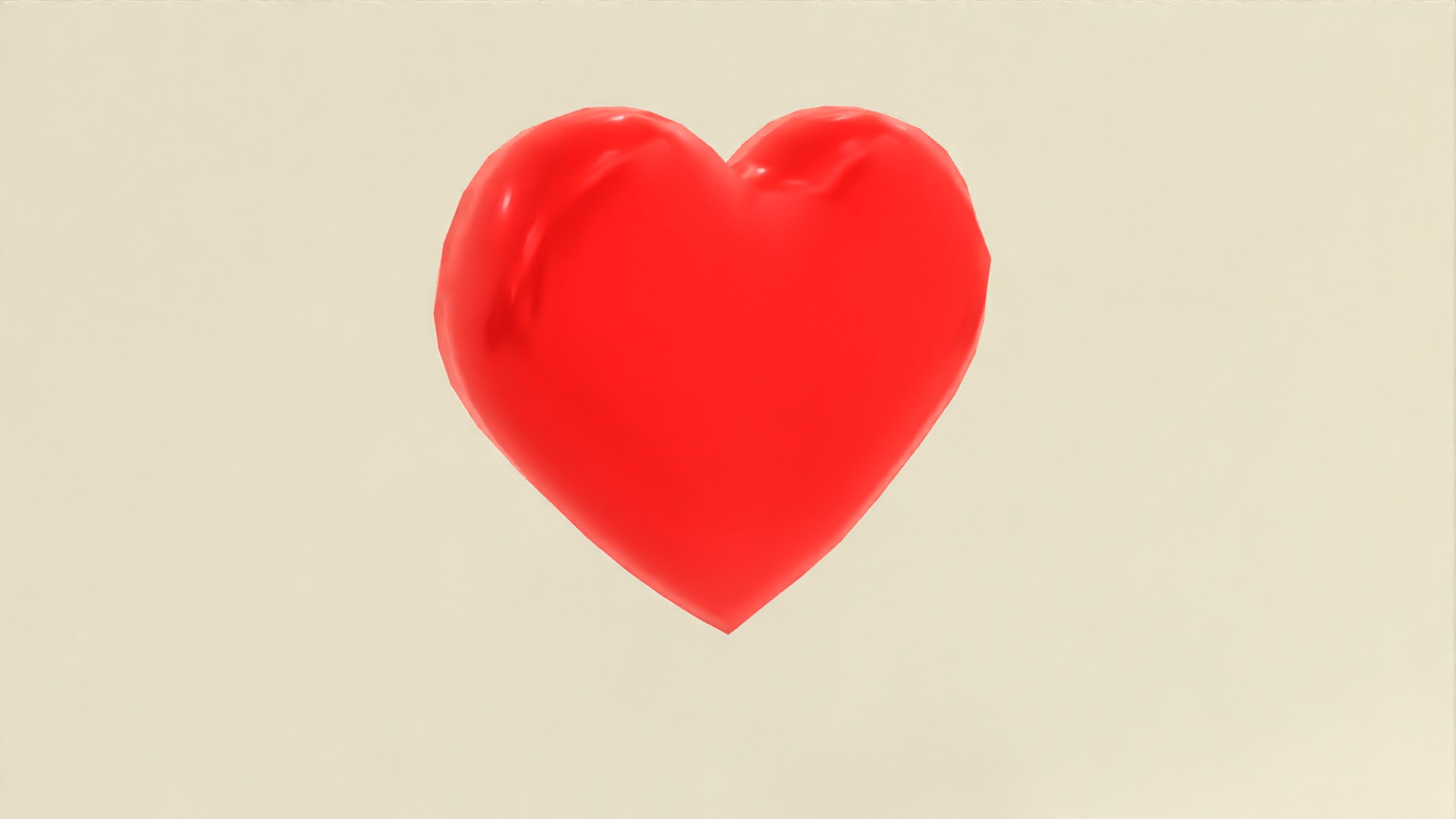 3D Animated Spinning Heart And Idle Heart Fully Textured Low-poly 3D ...