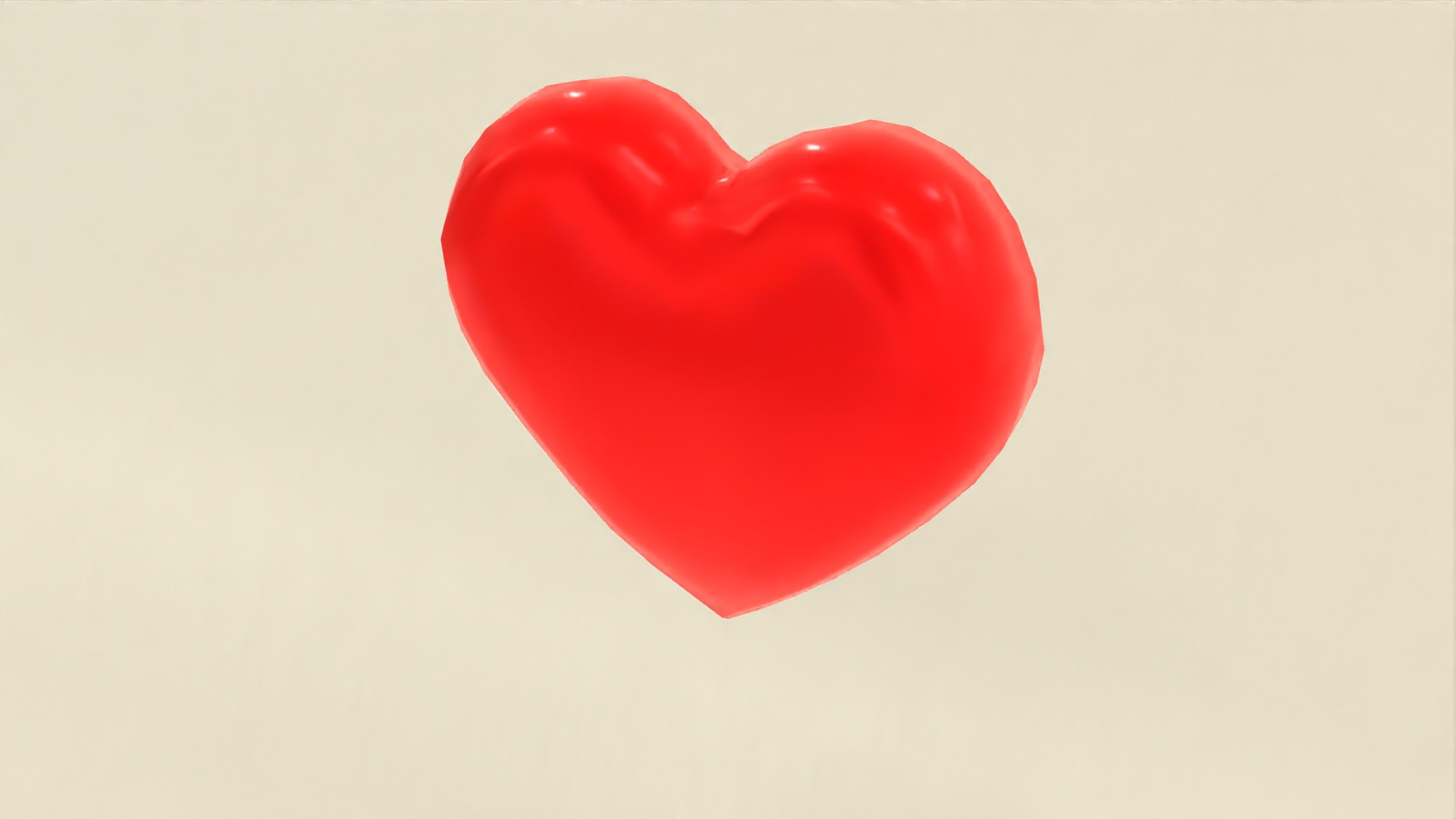 3D Animated Spinning Heart And Idle Heart Fully Textured Low-poly 3D ...