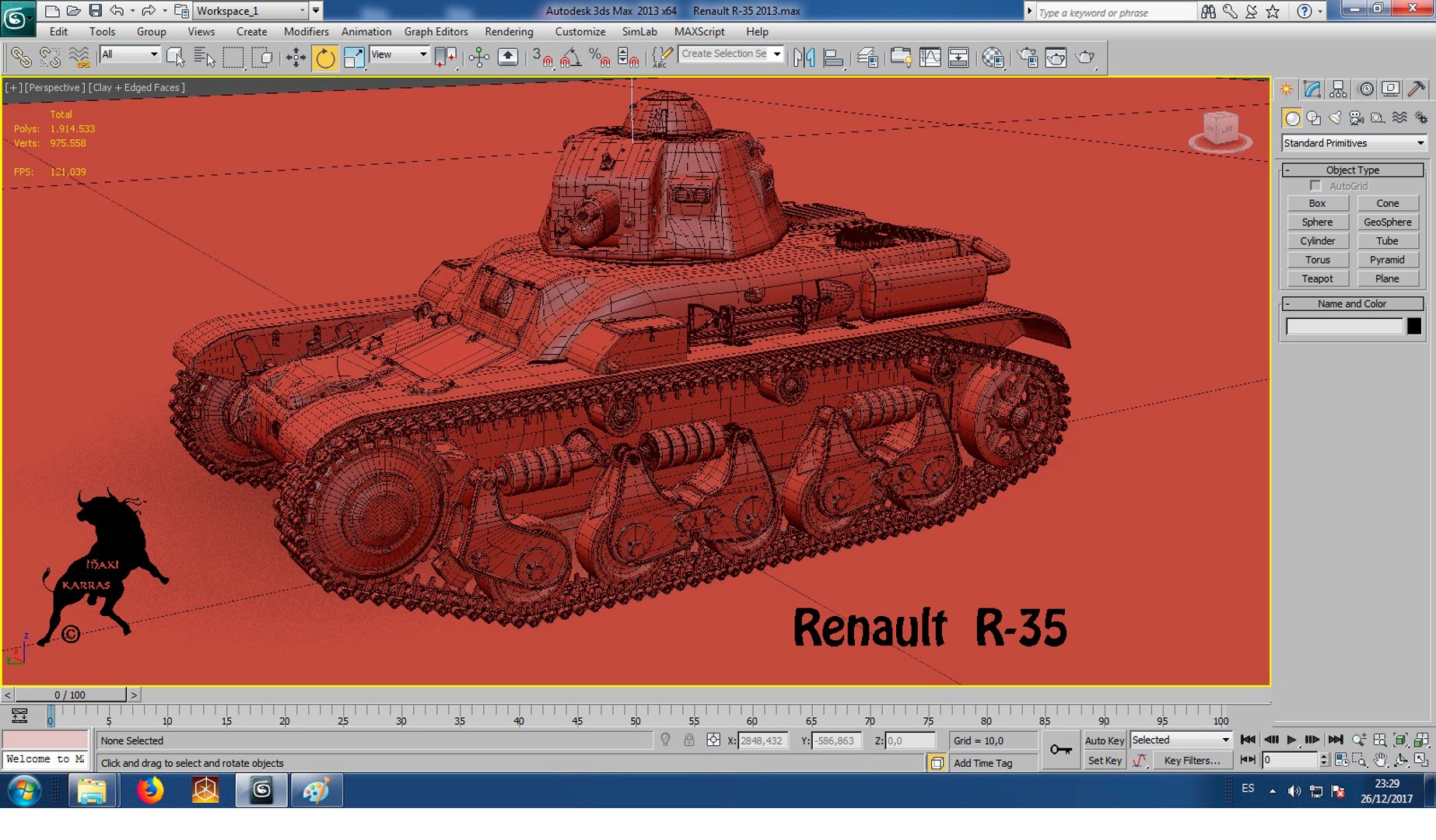 3D Renault R35 French Model - TurboSquid 1237266