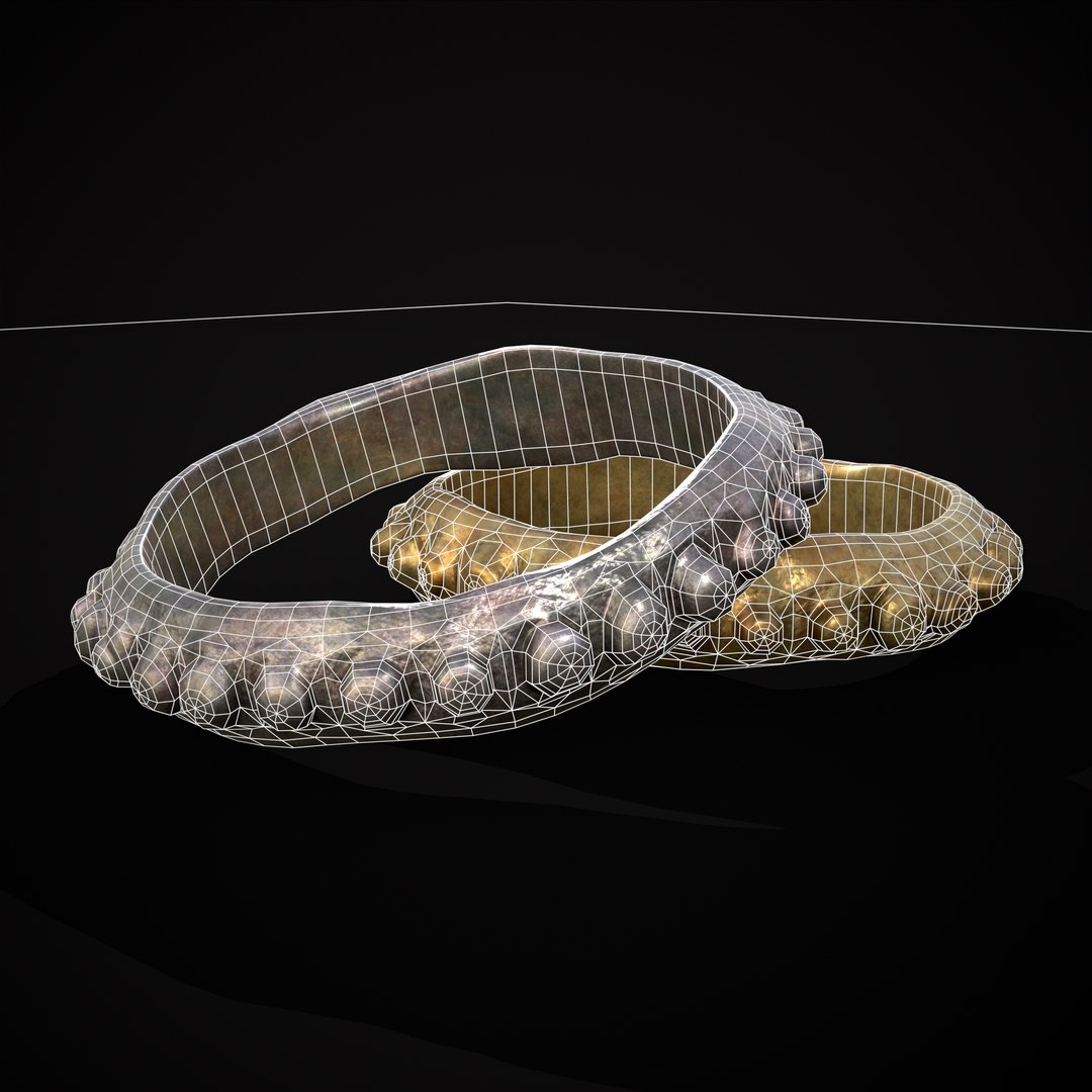 3D Beaded Roman Ring - TurboSquid 2153588