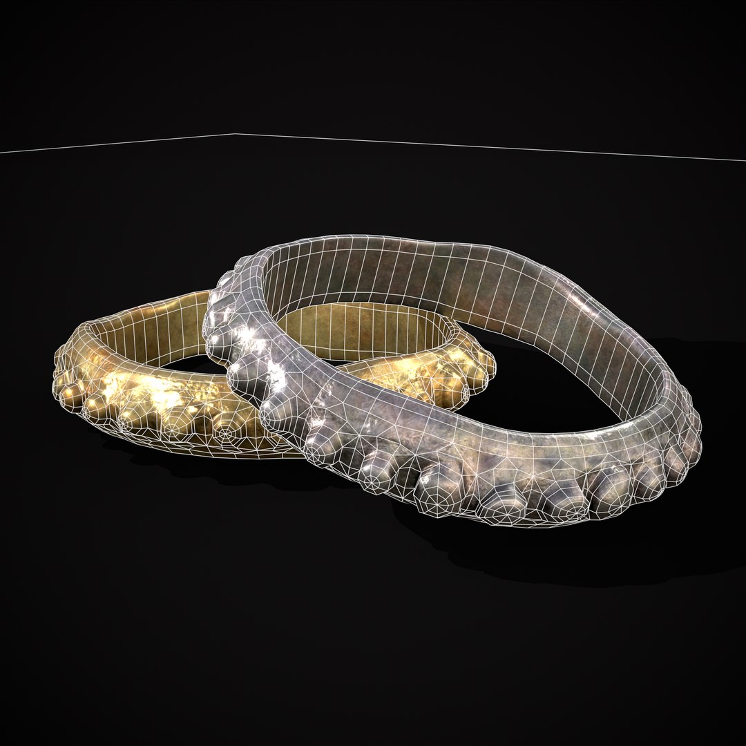 3D Beaded Roman Ring - TurboSquid 2153588