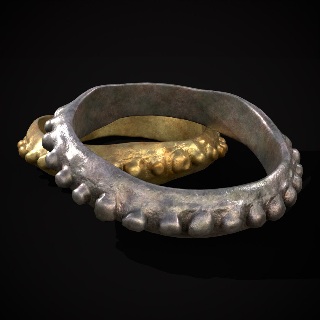 3D Beaded Roman Ring - TurboSquid 2153588