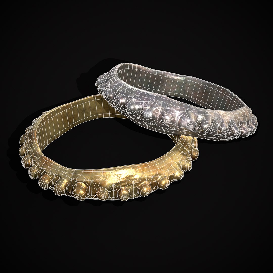 3D Beaded Roman Ring - TurboSquid 2153588