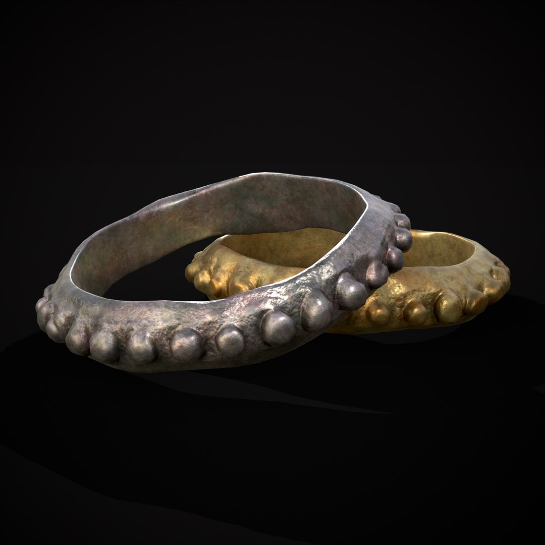 3D Beaded Roman Ring - TurboSquid 2153588