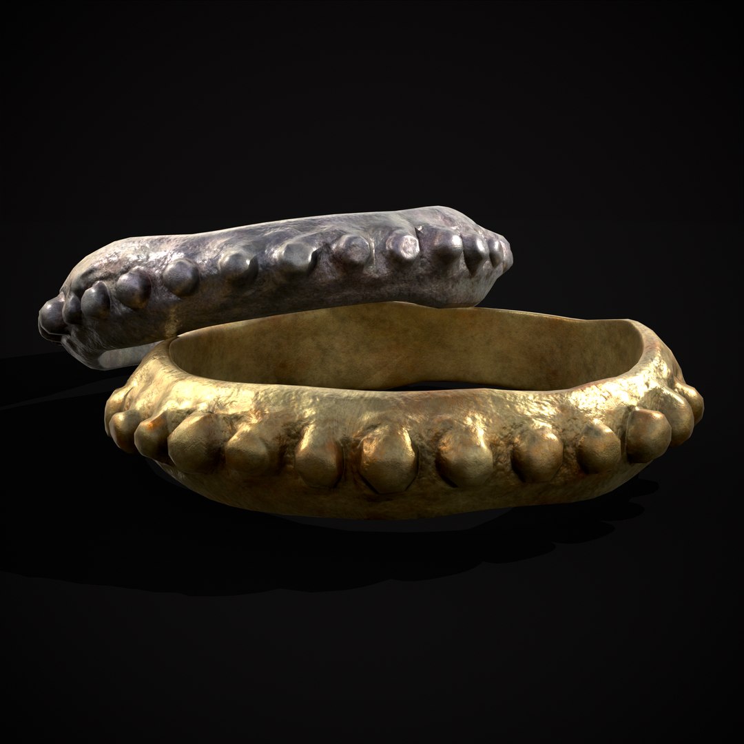 3D Beaded Roman Ring - TurboSquid 2153588