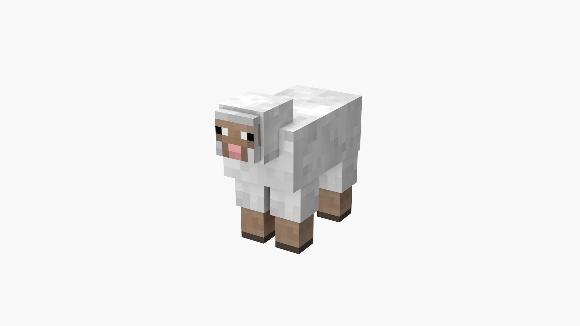 3D Sheep Minecraft - TurboSquid 2348161