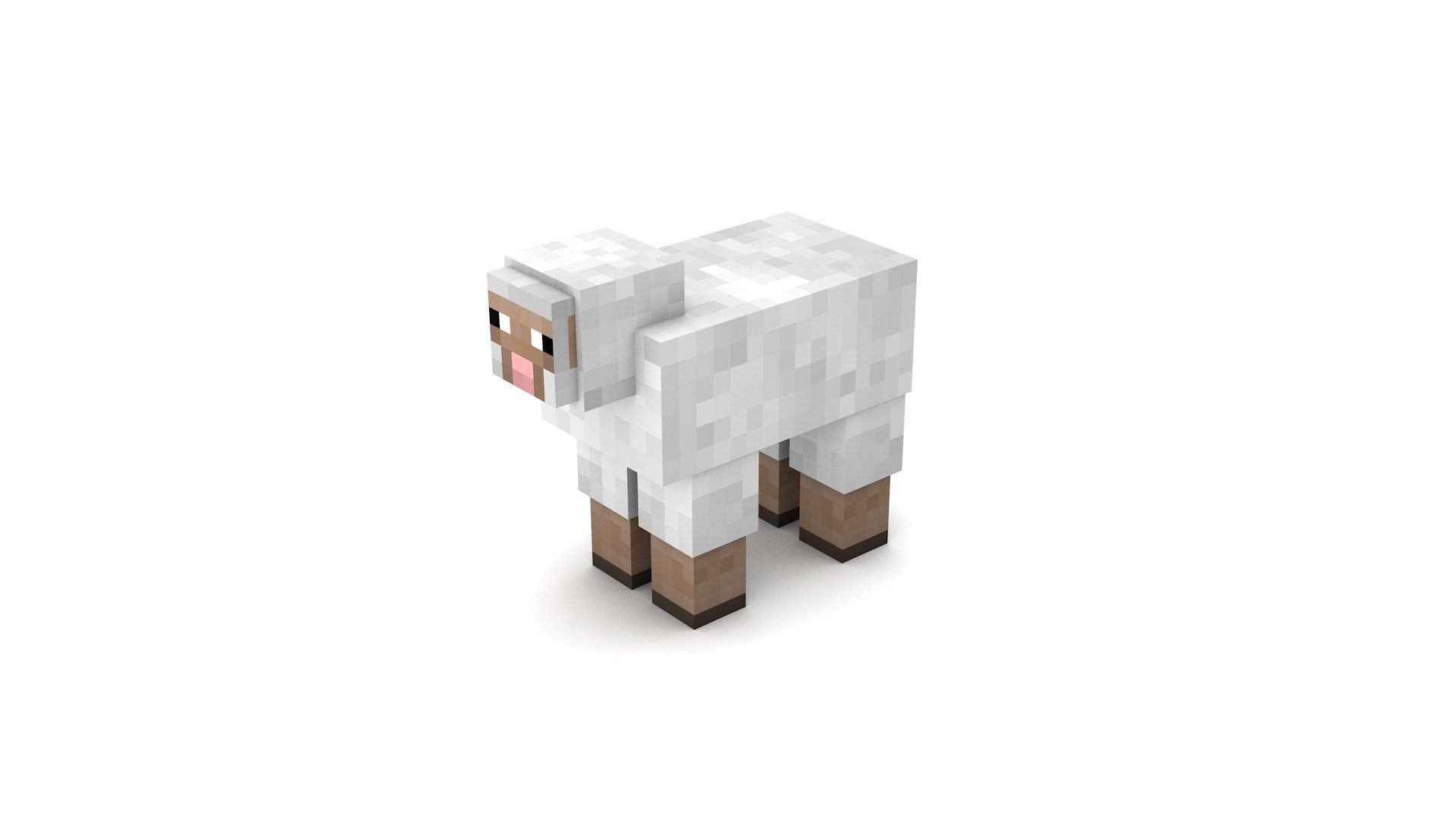 3D Sheep Minecraft - TurboSquid 2348161
