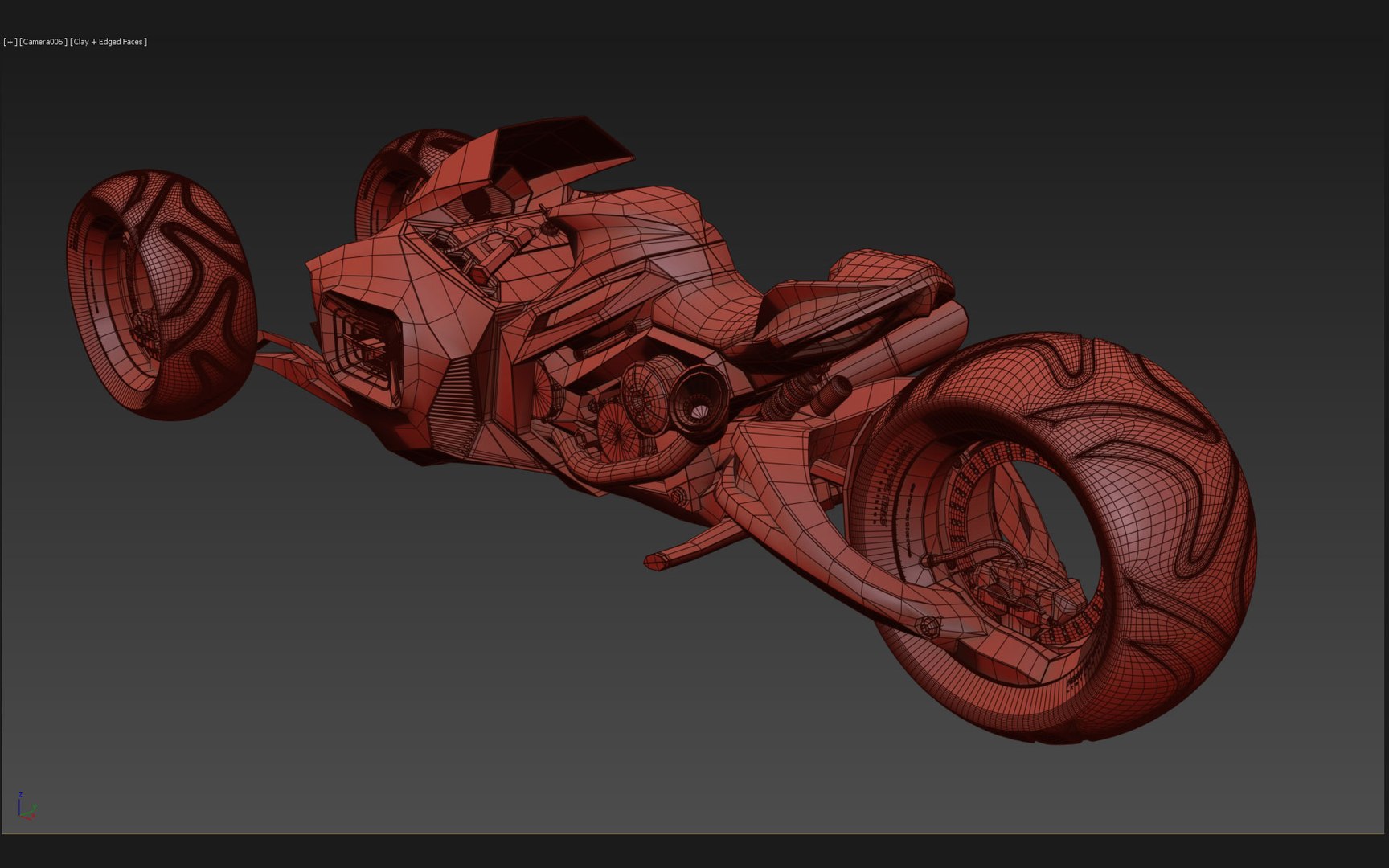 T Bike Three Wheel 03 model - TurboSquid 1883148