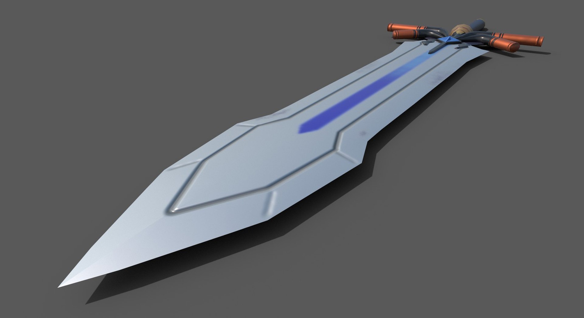 Free Fantasy Sword Weapon 3D Model - TurboSquid 1997671