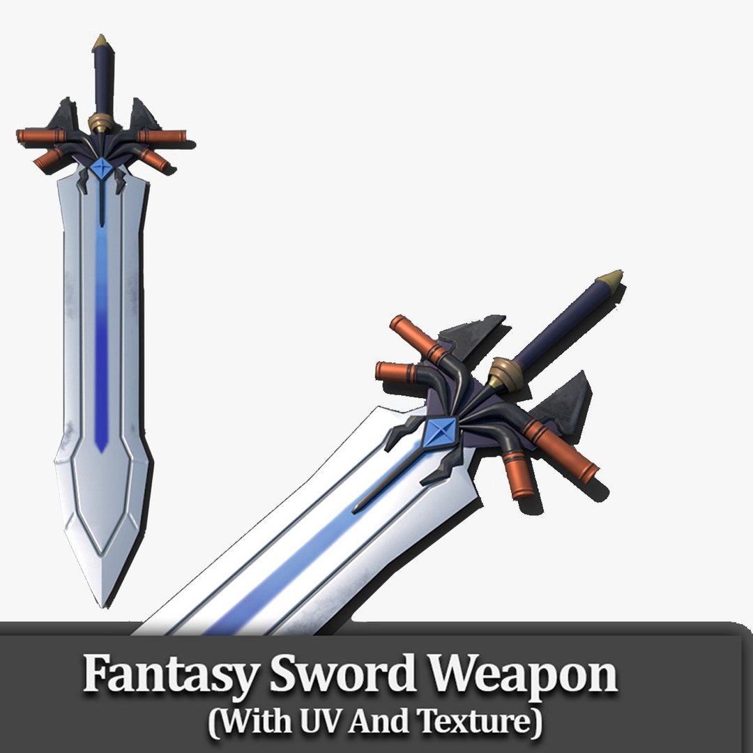 Free Fantasy Sword Weapon 3D Model - TurboSquid 1997671