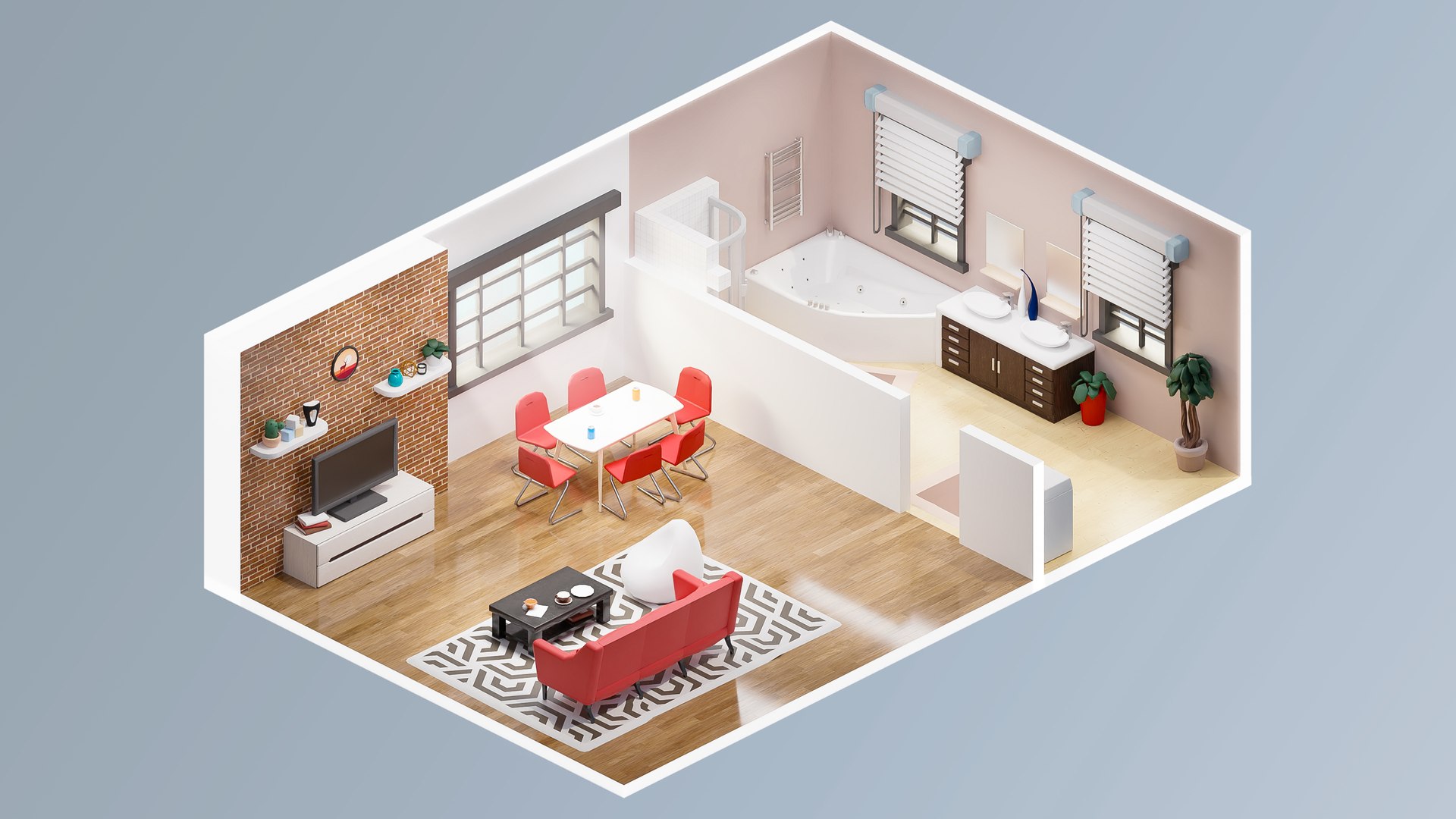 Room 38 3D Model - TurboSquid 2151767