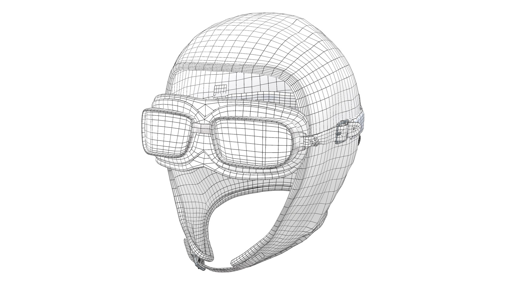 3D Leather Aviator Cap With Goggles - TurboSquid 1879622