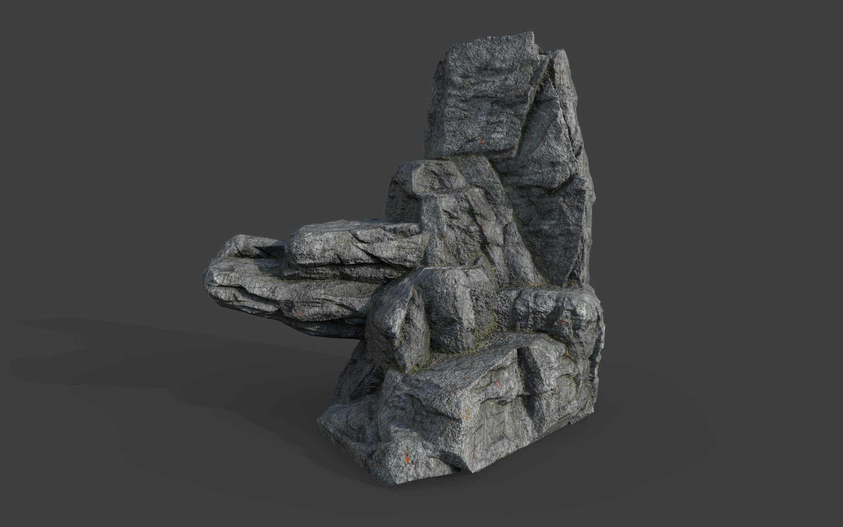Rock Cliff 3D Model - TurboSquid 1617743