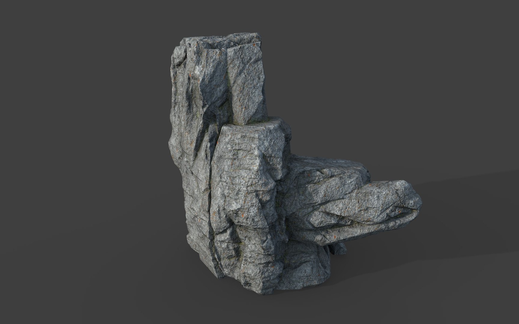 Rock Cliff 3D Model - TurboSquid 1617743