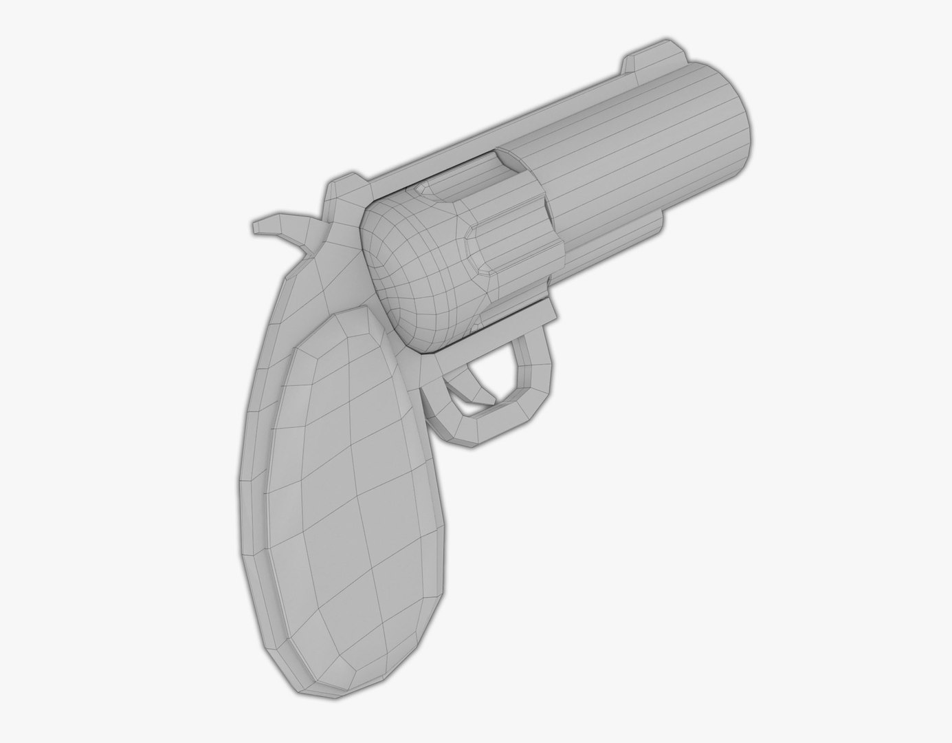 Revolver Simple Model - TurboSquid 1653079