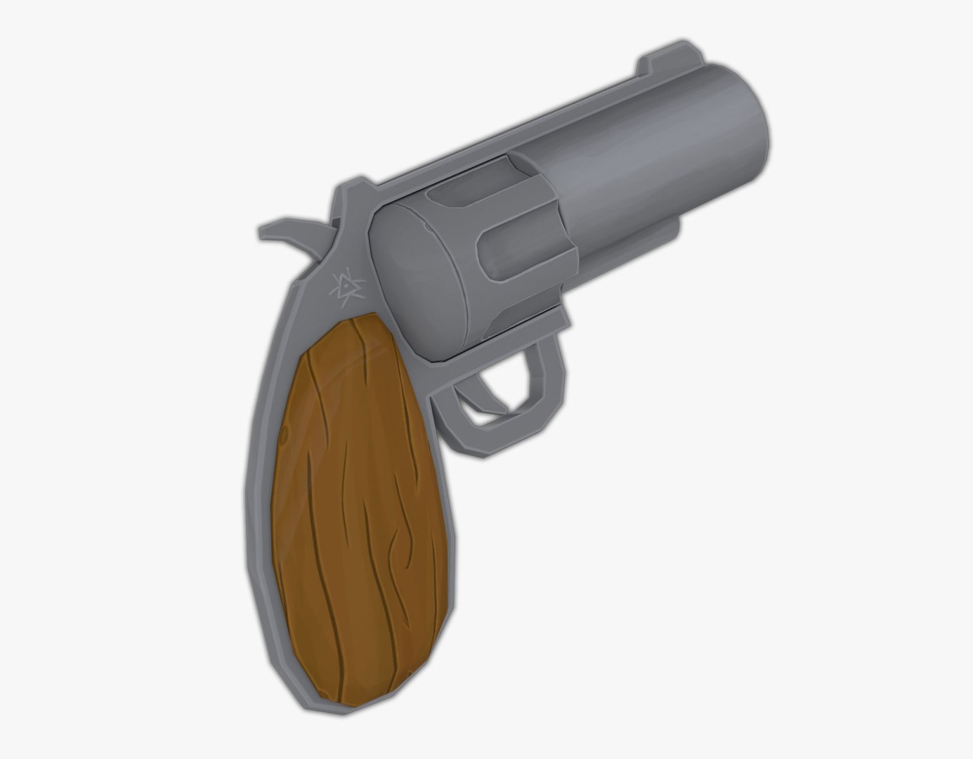 Revolver Simple Model - TurboSquid 1653079