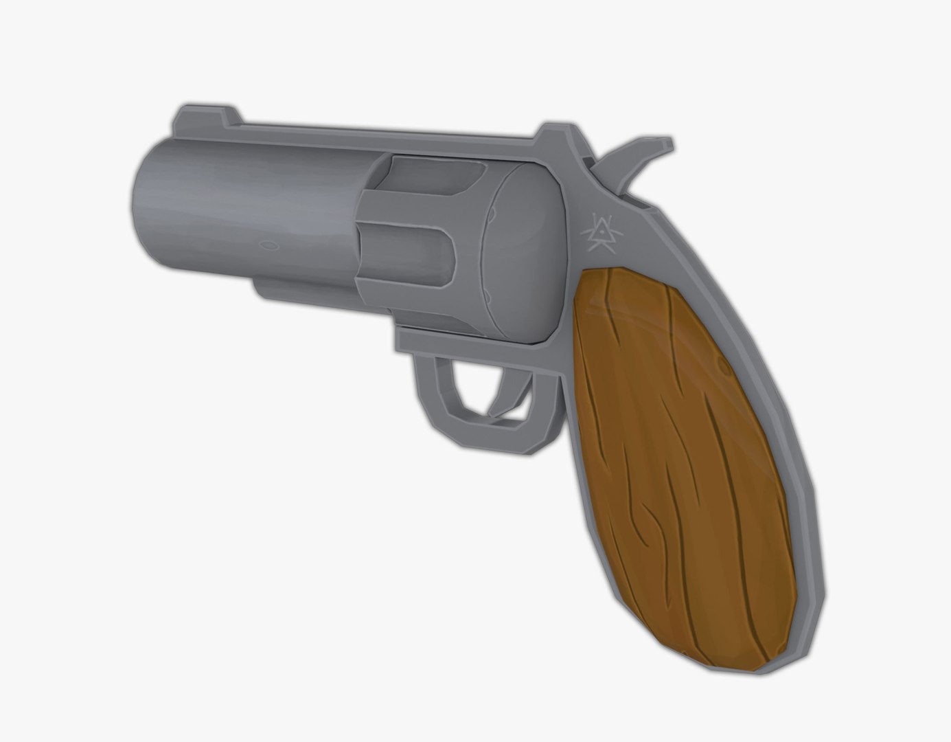Revolver Simple Model - TurboSquid 1653079