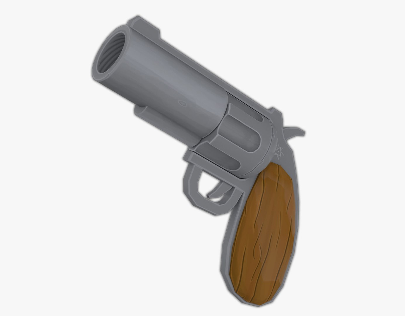 Revolver Simple Model - TurboSquid 1653079