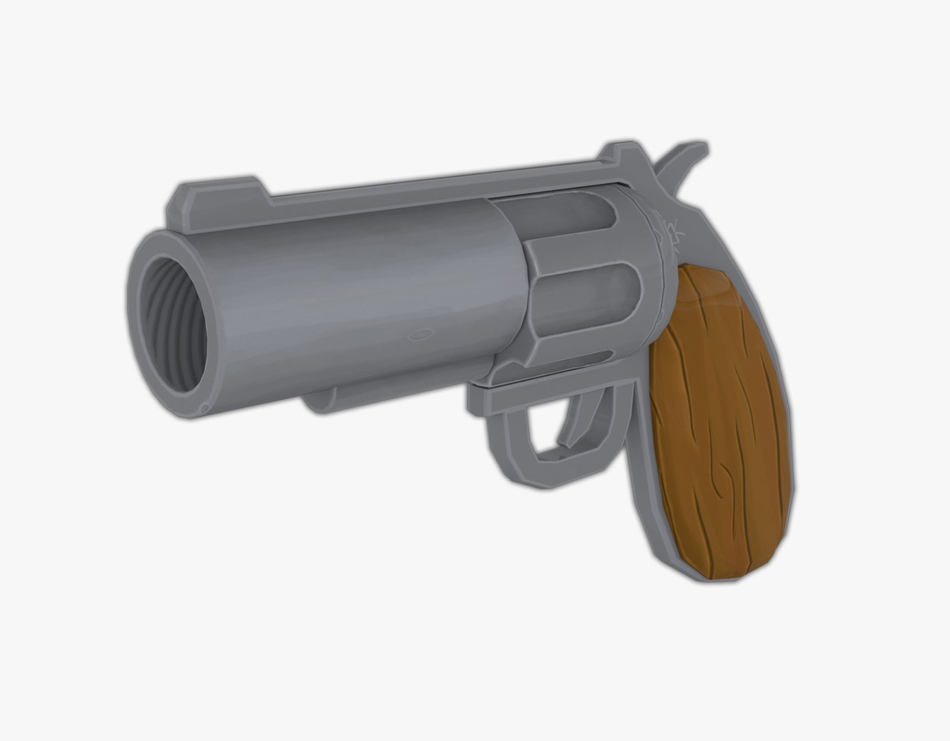 Revolver Simple Model - TurboSquid 1653079